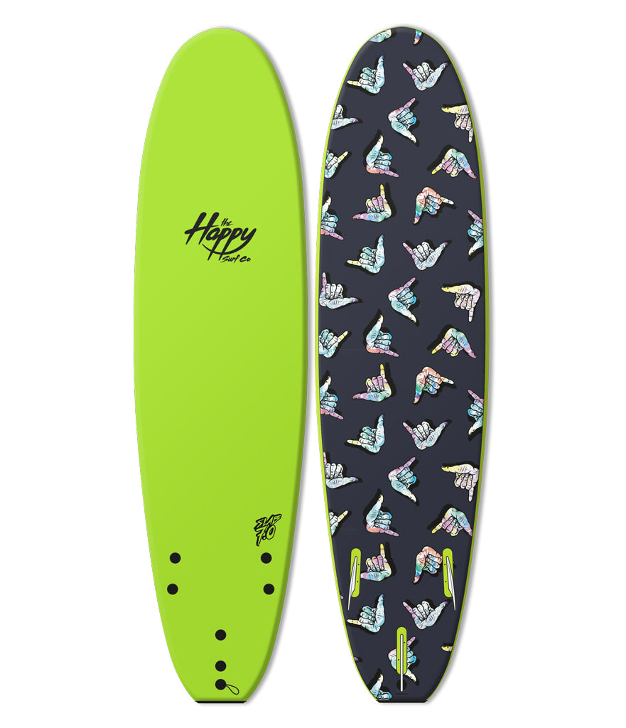 THE HAPPY SURF CO 7"0 SHAKA LIME SURFBOARD – Abersoch Watersports